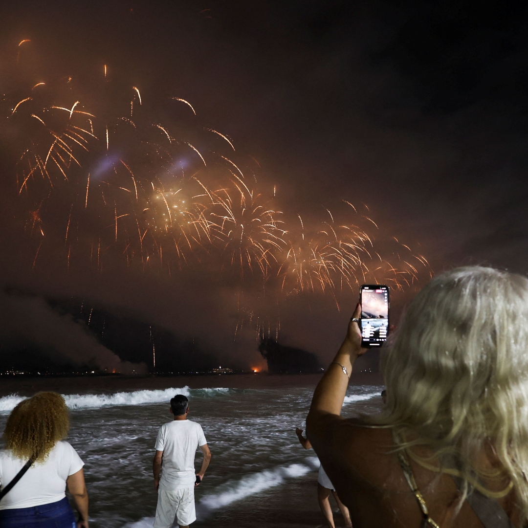 Watch New Year fireworks across major cities of the world