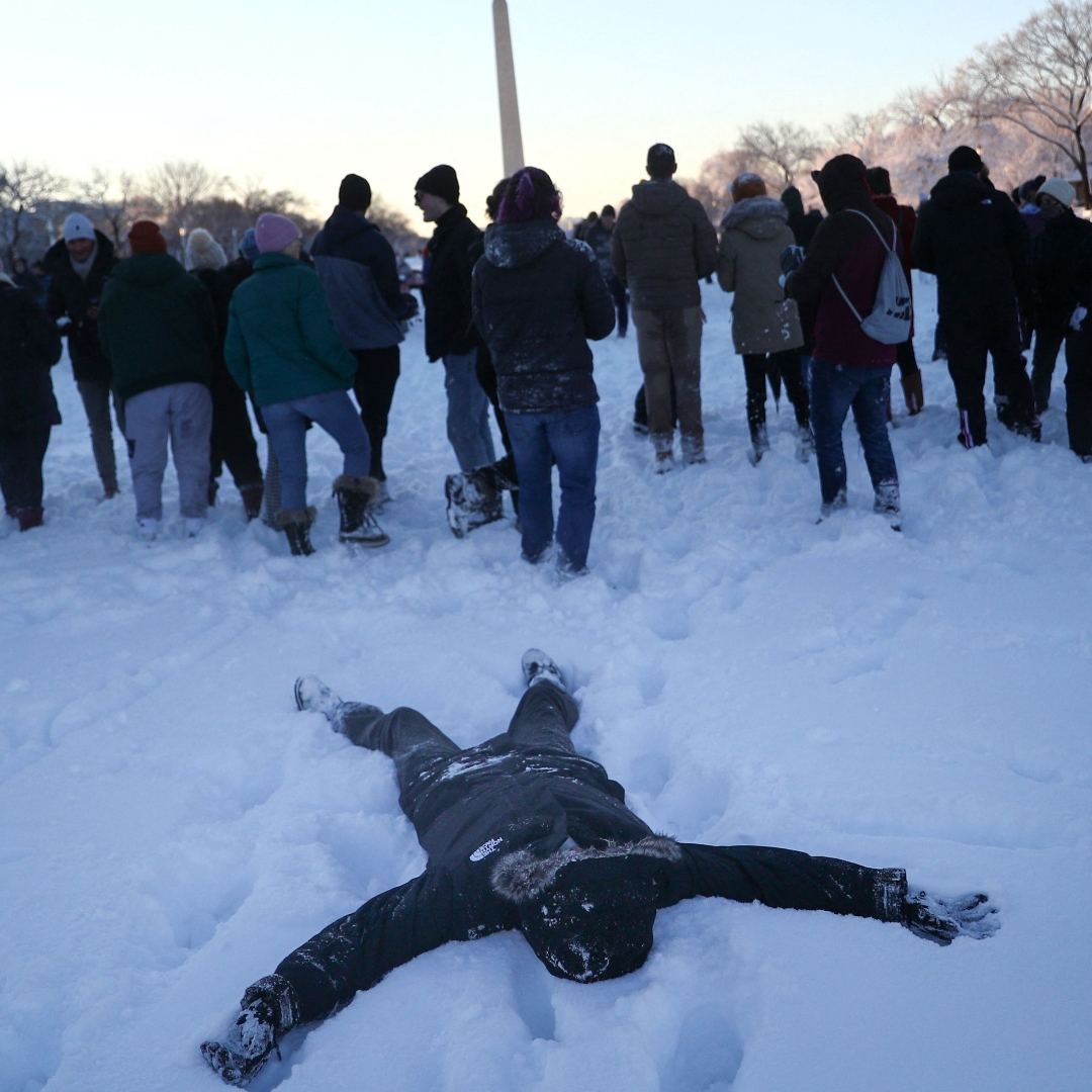 US winter warriors join snowball fight named 'Battle of Snomicron'