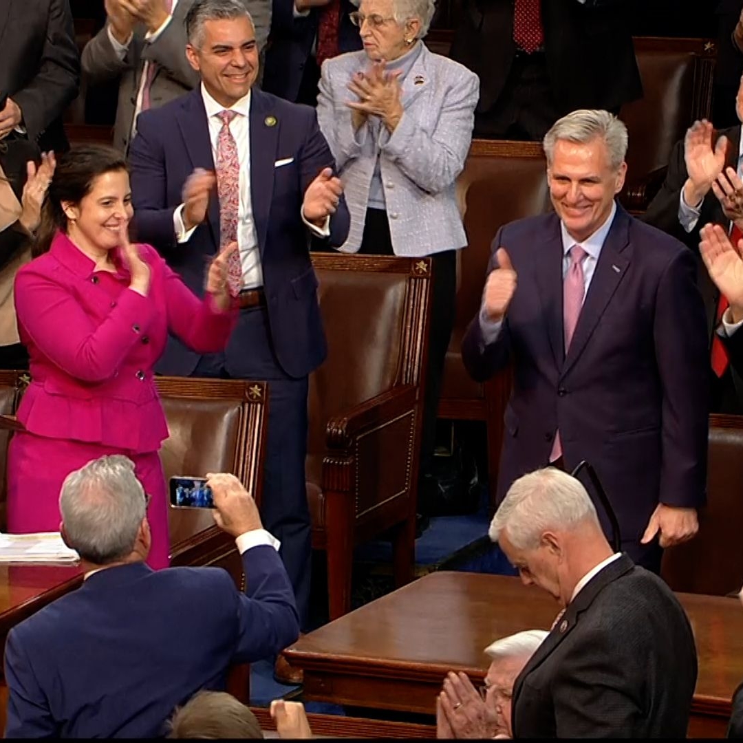The US House of Representatives elects a new Speaker