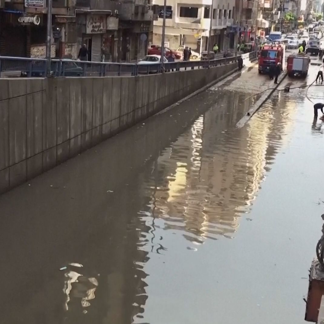 Egypt's Alexandria hit by heavy rain and floods