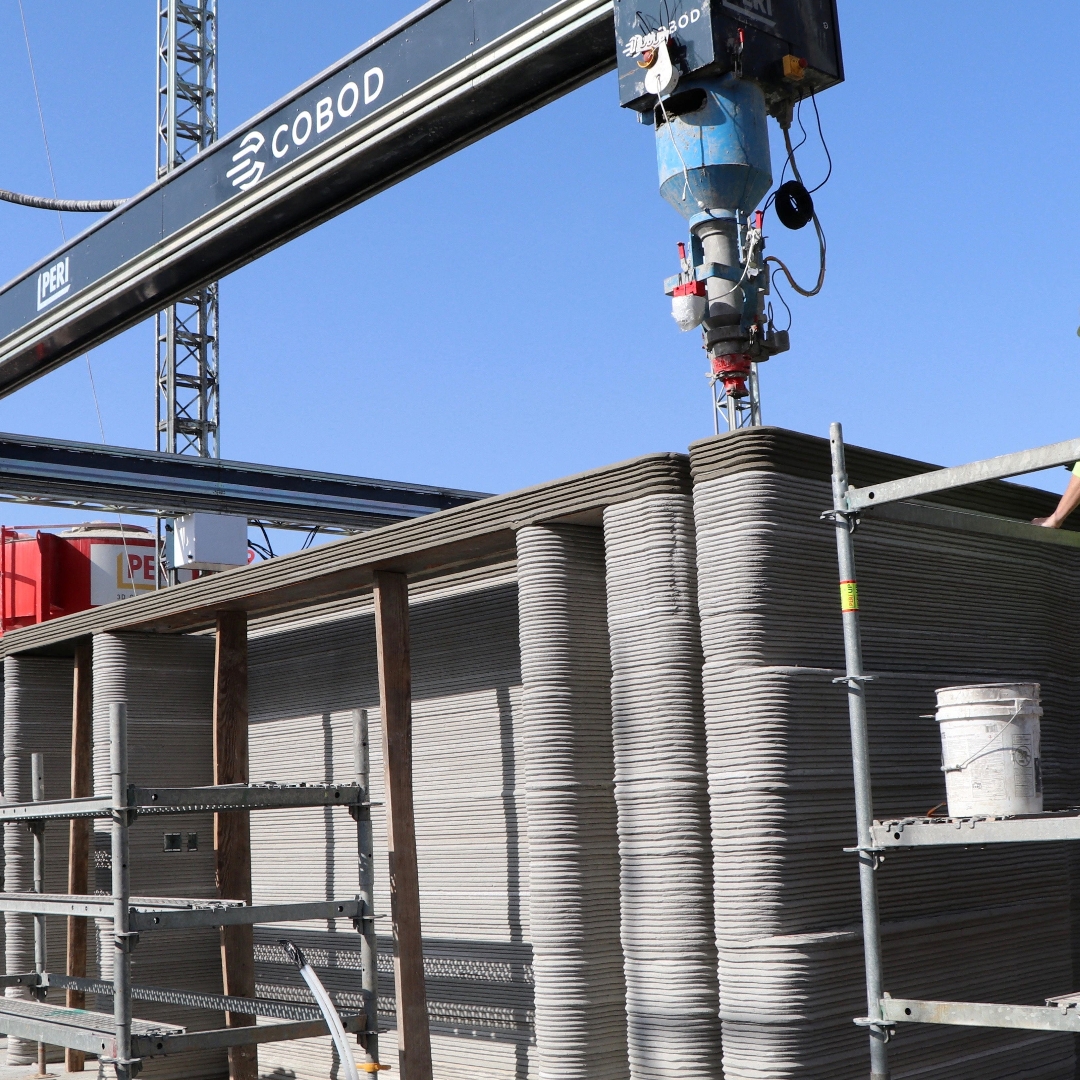 First 3D-printed two-storey building in US under construction