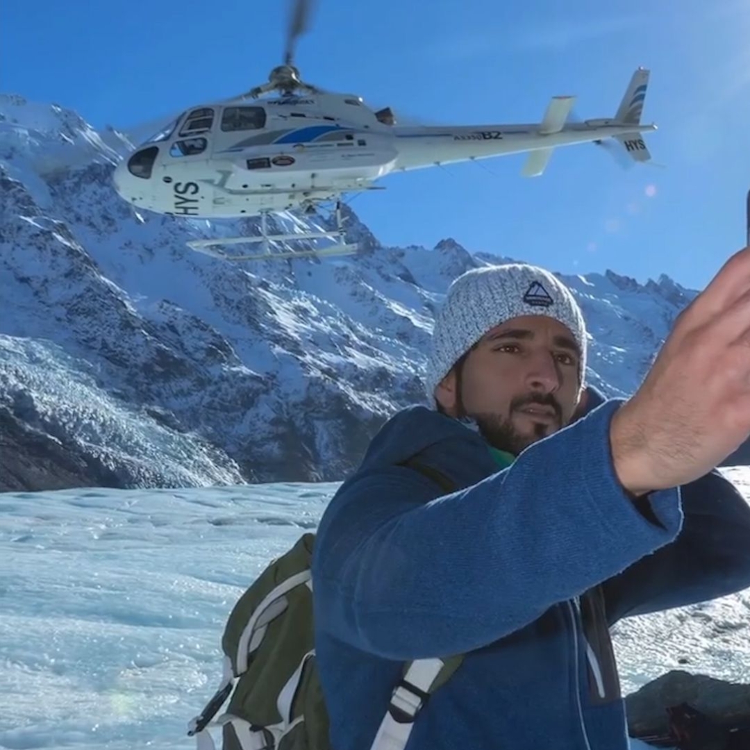 Sheikh Hamdan hits the snowy slopes of British Columbia