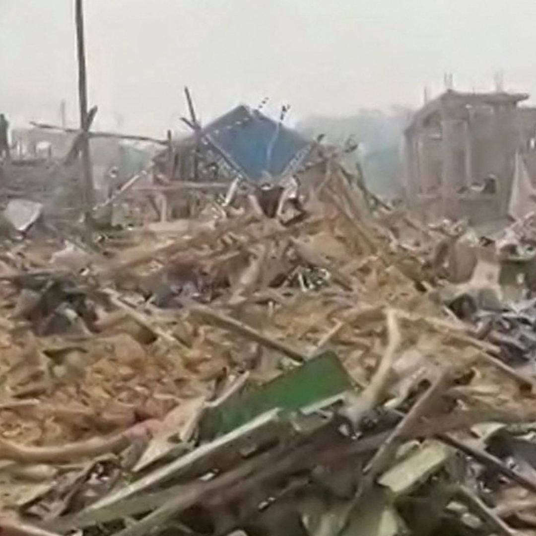 Huge explosion in Ghana kills at least 17 and destroys buildings