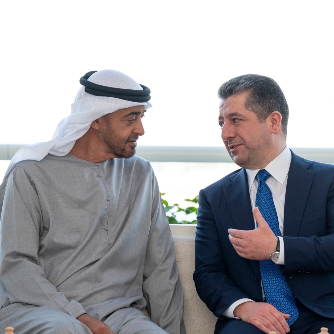 Sheikh Mohammed welcomes Iraqi Kurdistan’s prime minister to Abu Dhabi