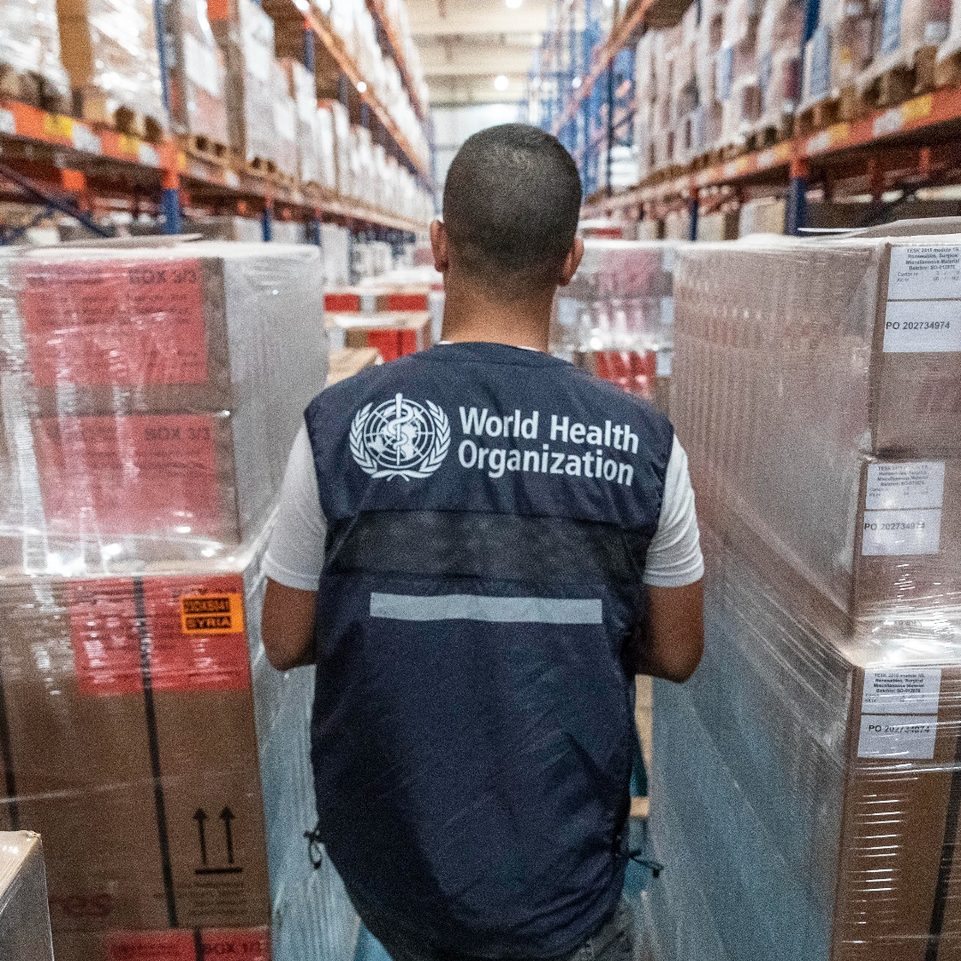 Inside World Health Organisation's Dubai warehouse packing emergency ...