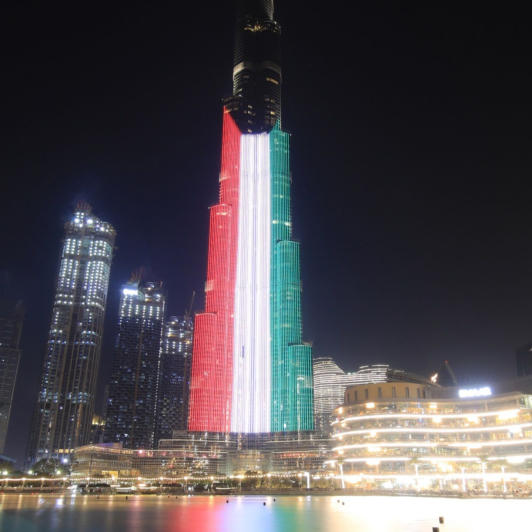 Burj Khalifa lights up for Kuwait's national day