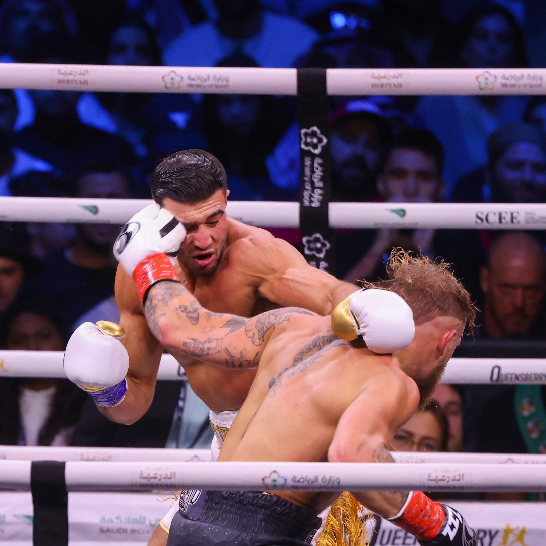 Former Love Islander Tommy Fury beats YouTuber Jake Paul in Saudi ...