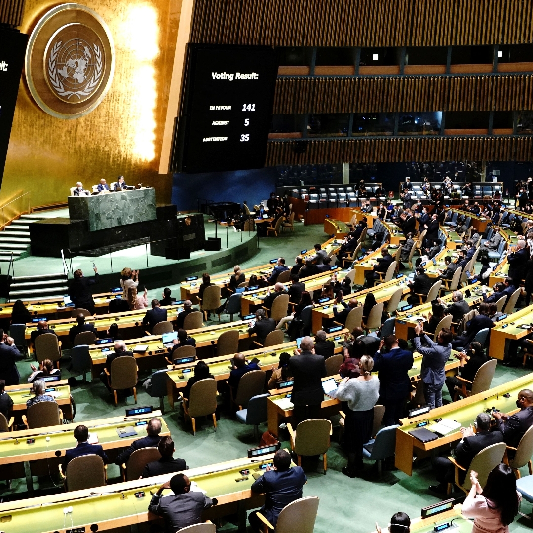 UN votes to condemn Russia's attack on Ukraine