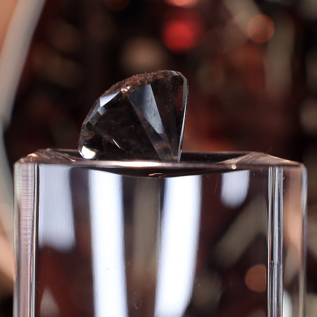 Priceless black diamond on display in Dubai