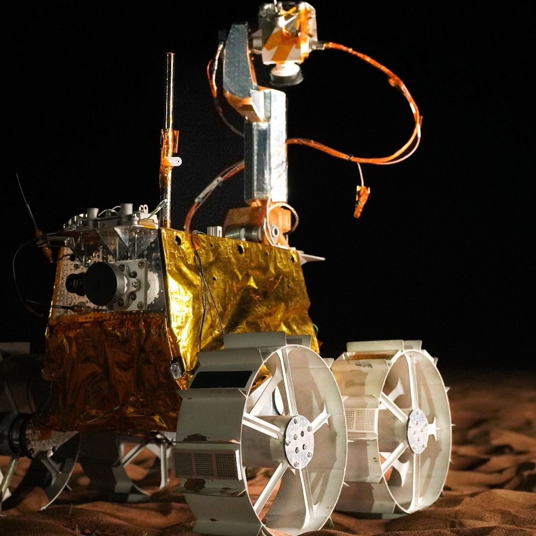 Engineering model of Arab world’s first lunar rover put on display at ...