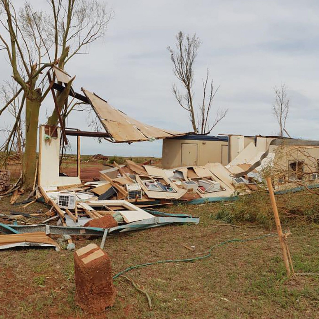Cyclone Ilsa hits Australia's north-west with record gusts