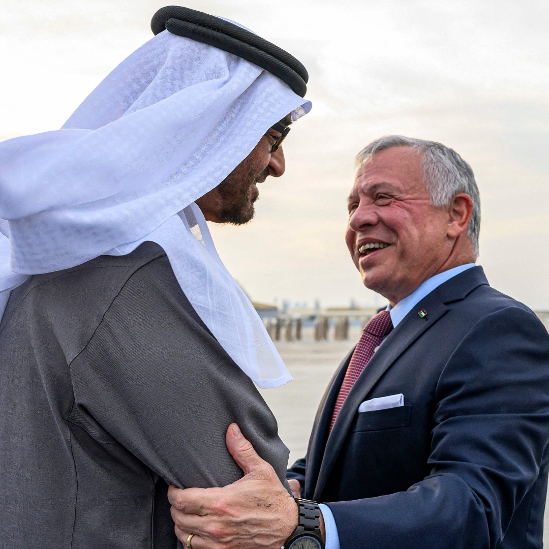 President Sheikh Mohamed shares iftar with King Abdullah II