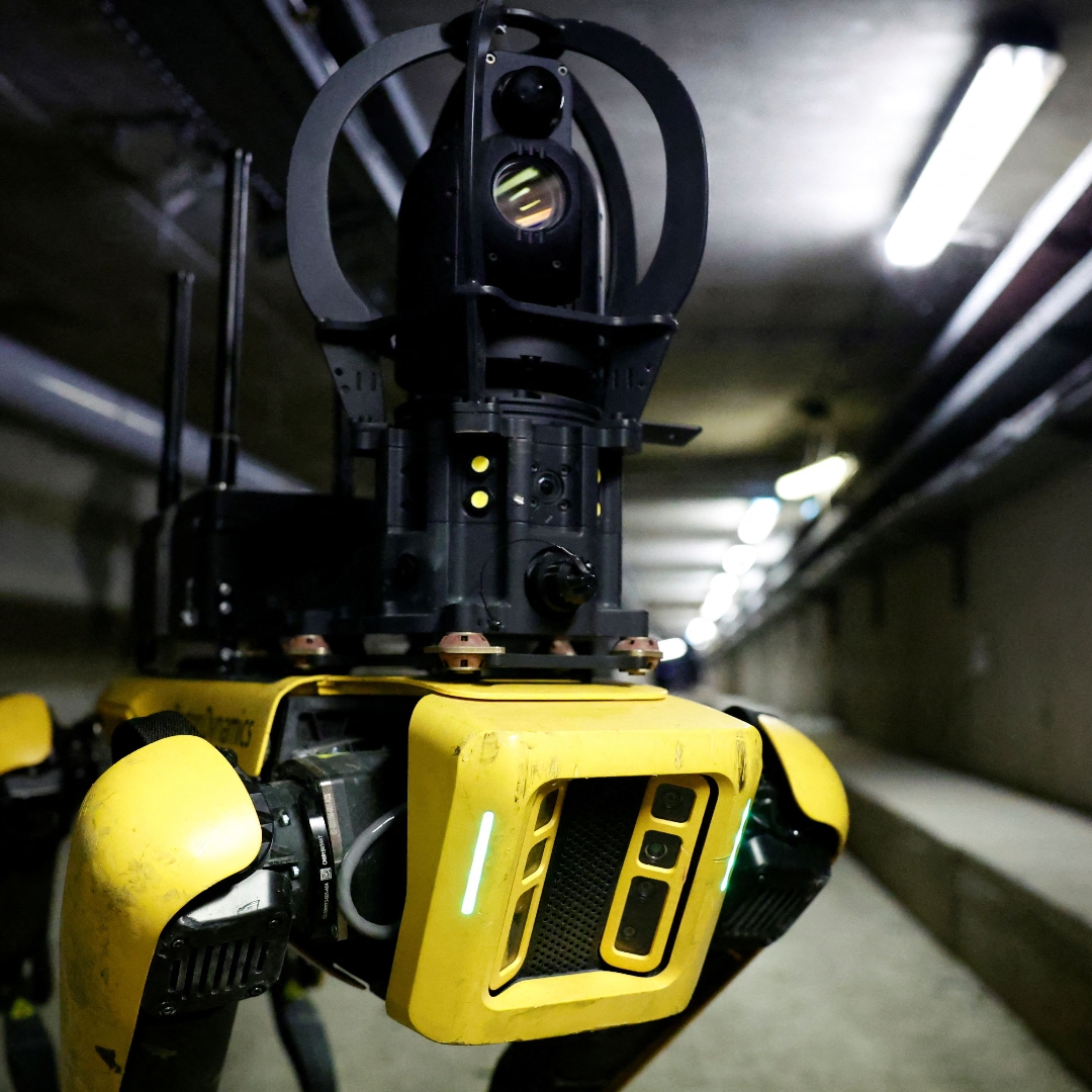 Meet the robot dog helping with the Paris metro repairs