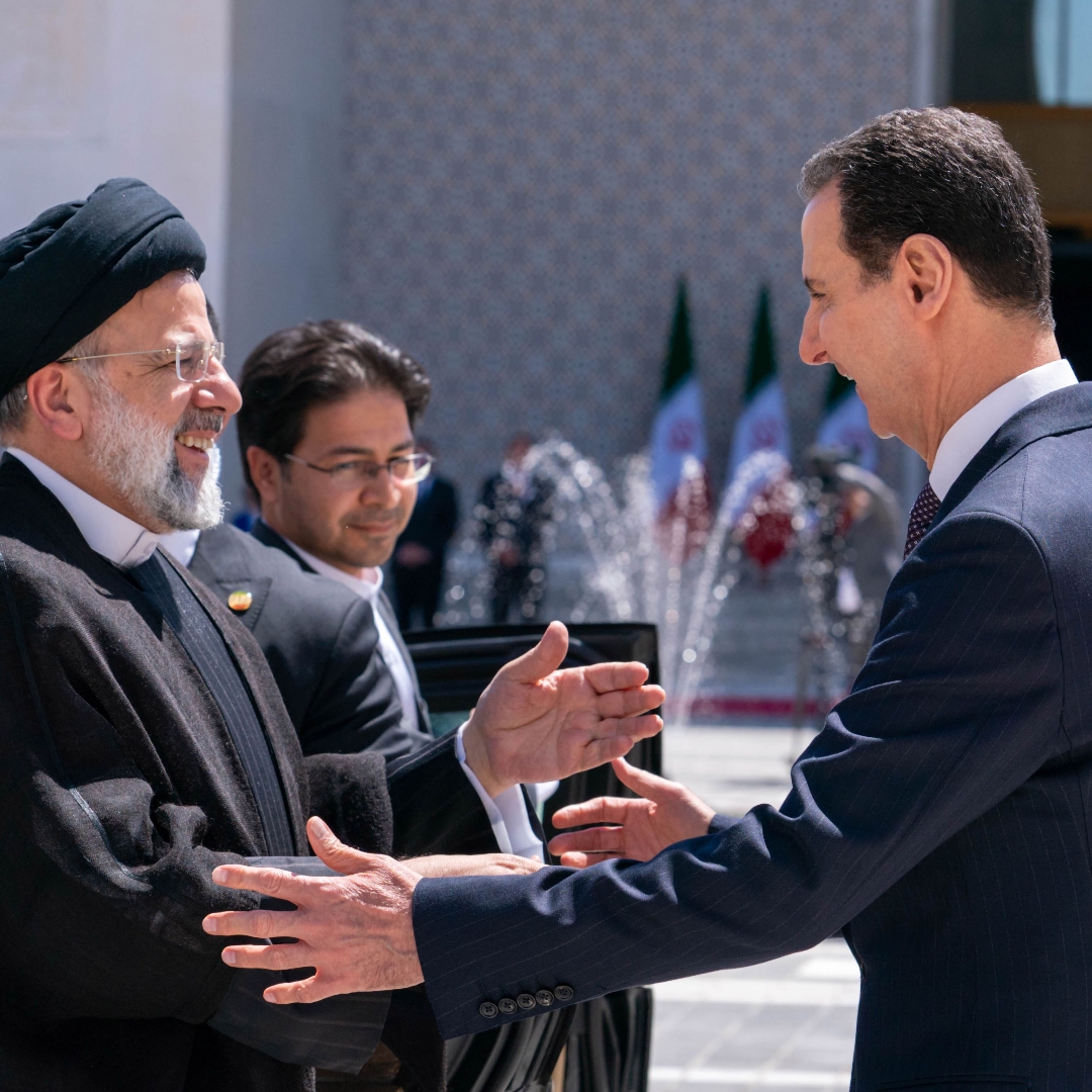 Iranian president arrives in Damascus on first visit since Syrian civil ...