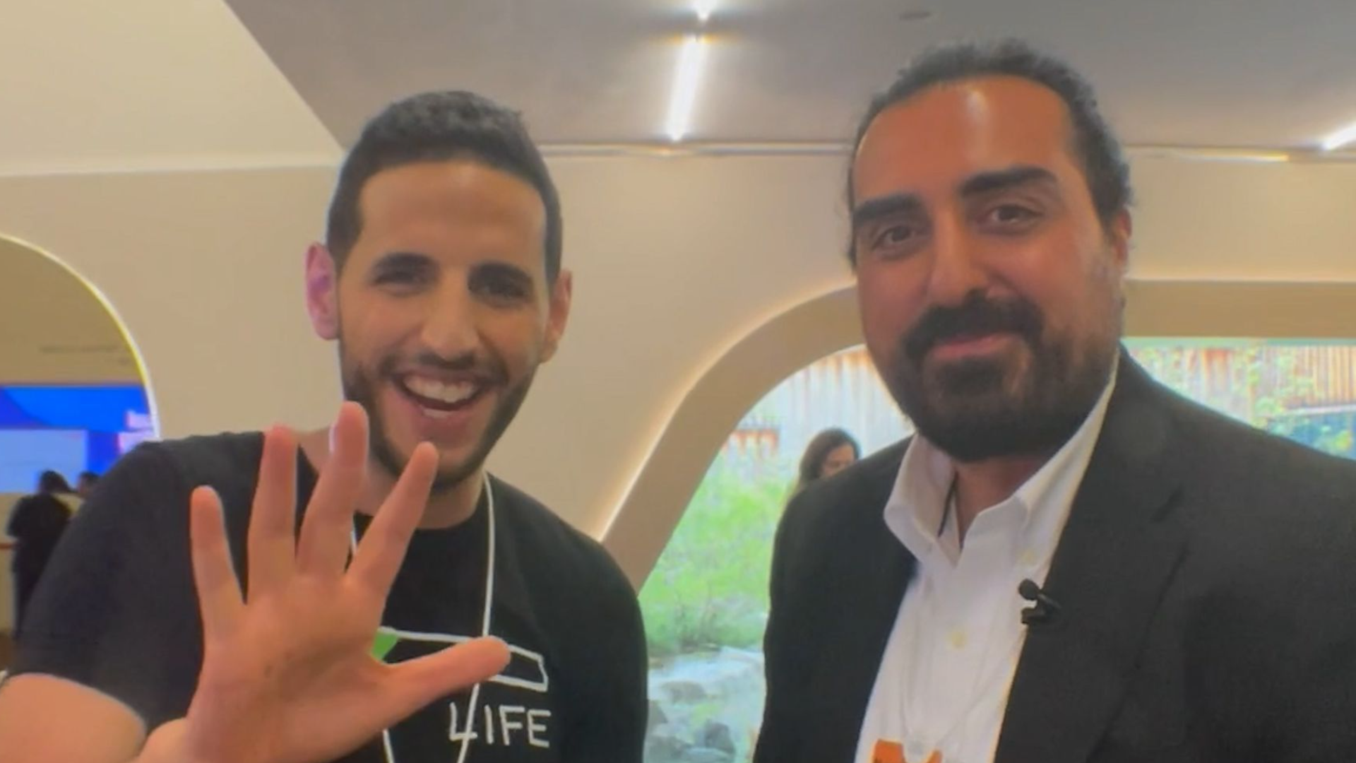 The National meets Nas Daily in Davos