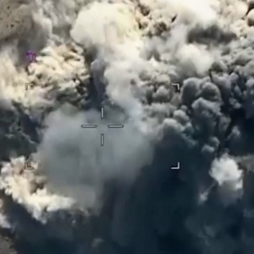 Iraqi air strikes destroy ISIS militant cave in Hamrin Mountains