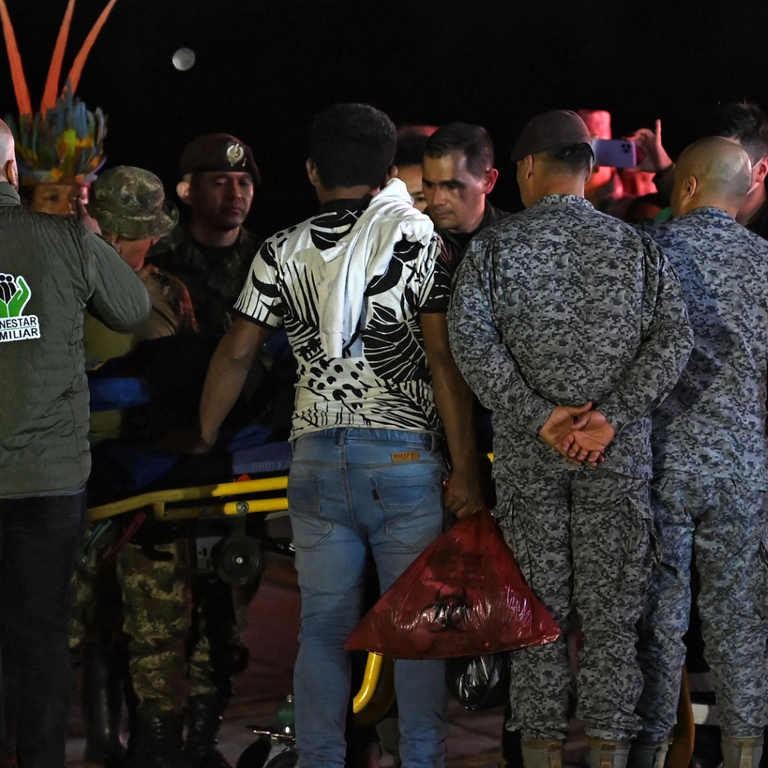 Colombian children lost in jungle for 40 days rescued