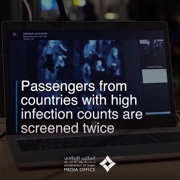 Dubai airport implements strict screening practices for coronavirus