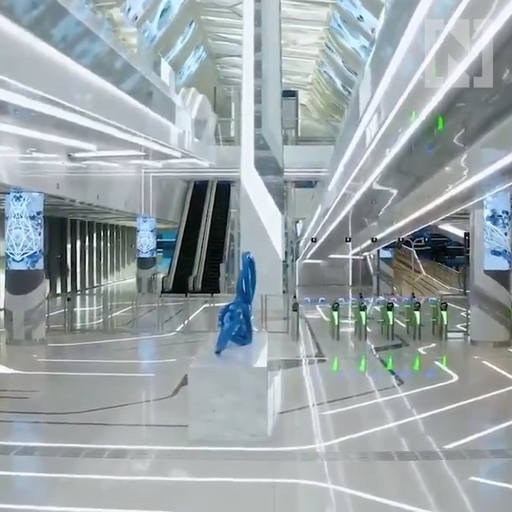 Inside the state-of-the-art Expo2020 metro station