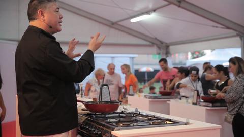 Celebrity chef Jonathan Phang begins Taste of Abu Dhabi cookery school - video