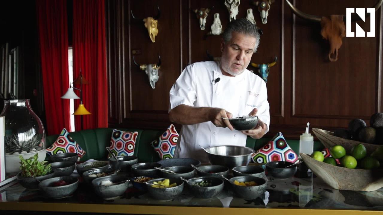 Making Ceviche with Chef Richard Sandoval