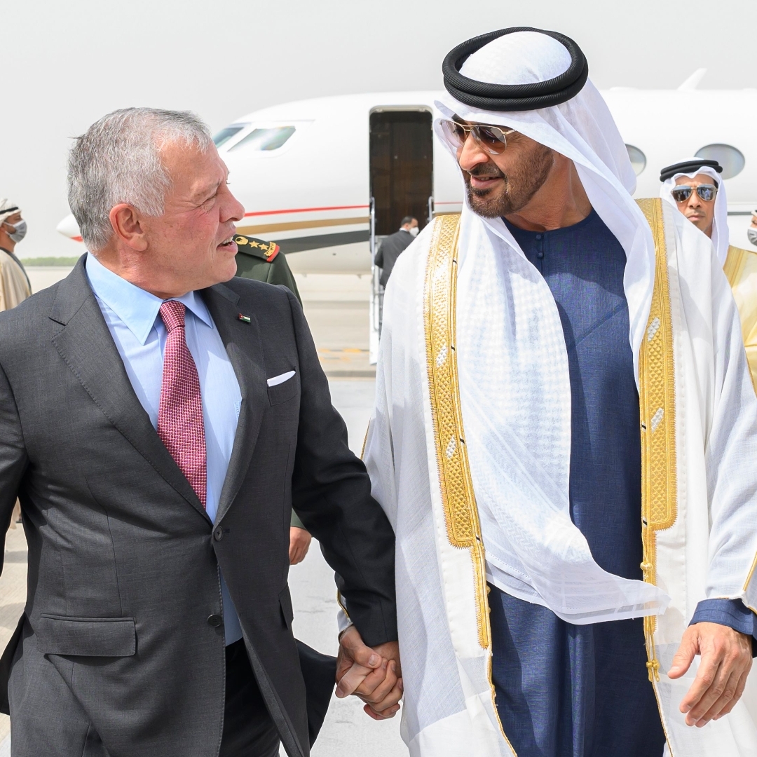 King Abdullah II of Jordan visits UAE