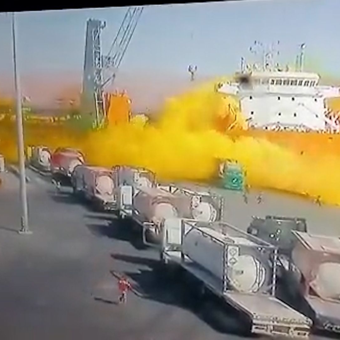 Jordan port explosion kills at least ten