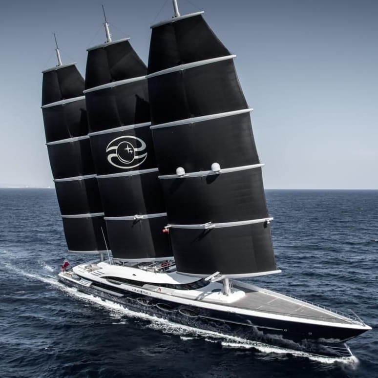 How does Bezos's new superyacht compare to others around the world?