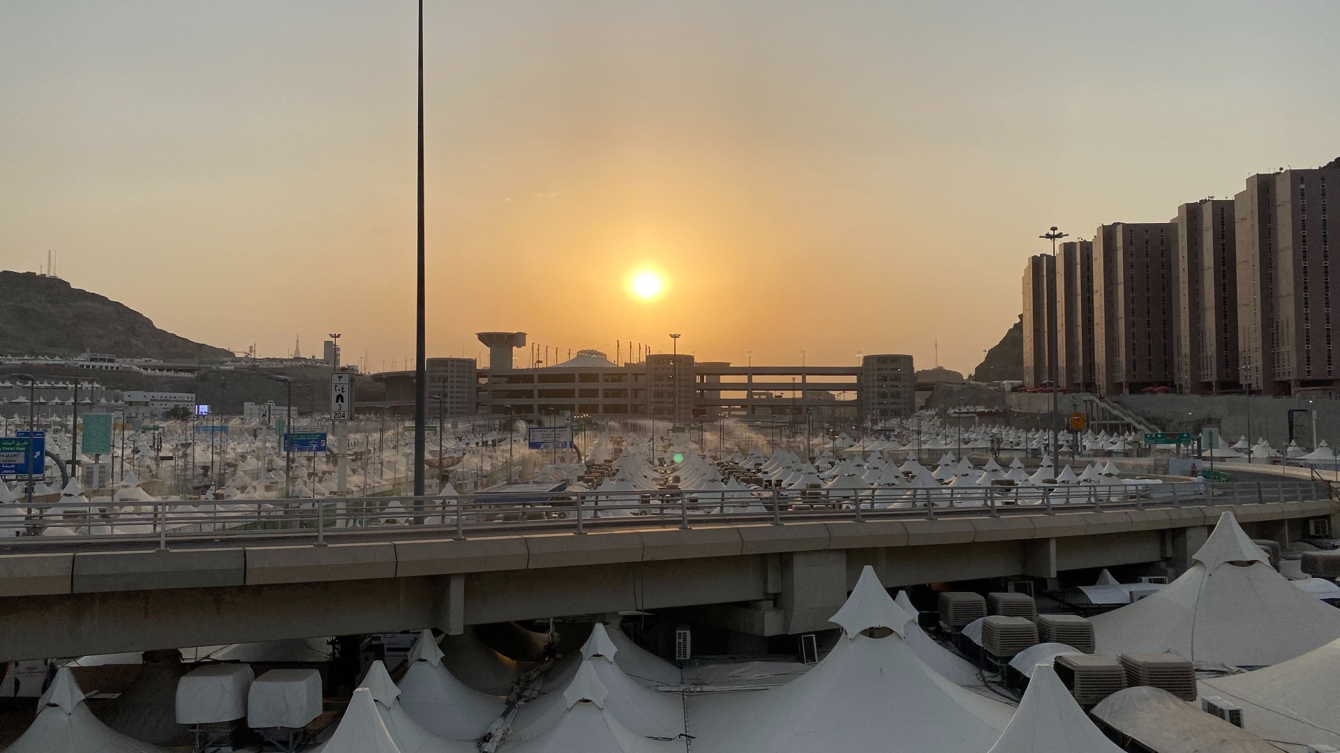 Hajj pilgrims celebrate Eid Al Adha together in Mina camps