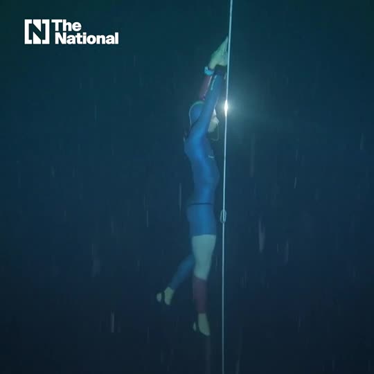 French freediver sets new world record with 120-metre dive