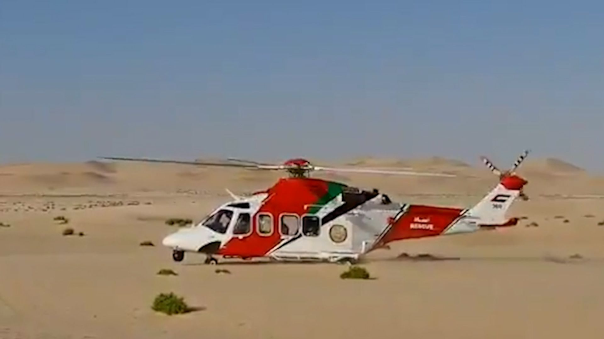 Three stranded Emiratis rescued from Al Razeen Desert in Abu Dhabi