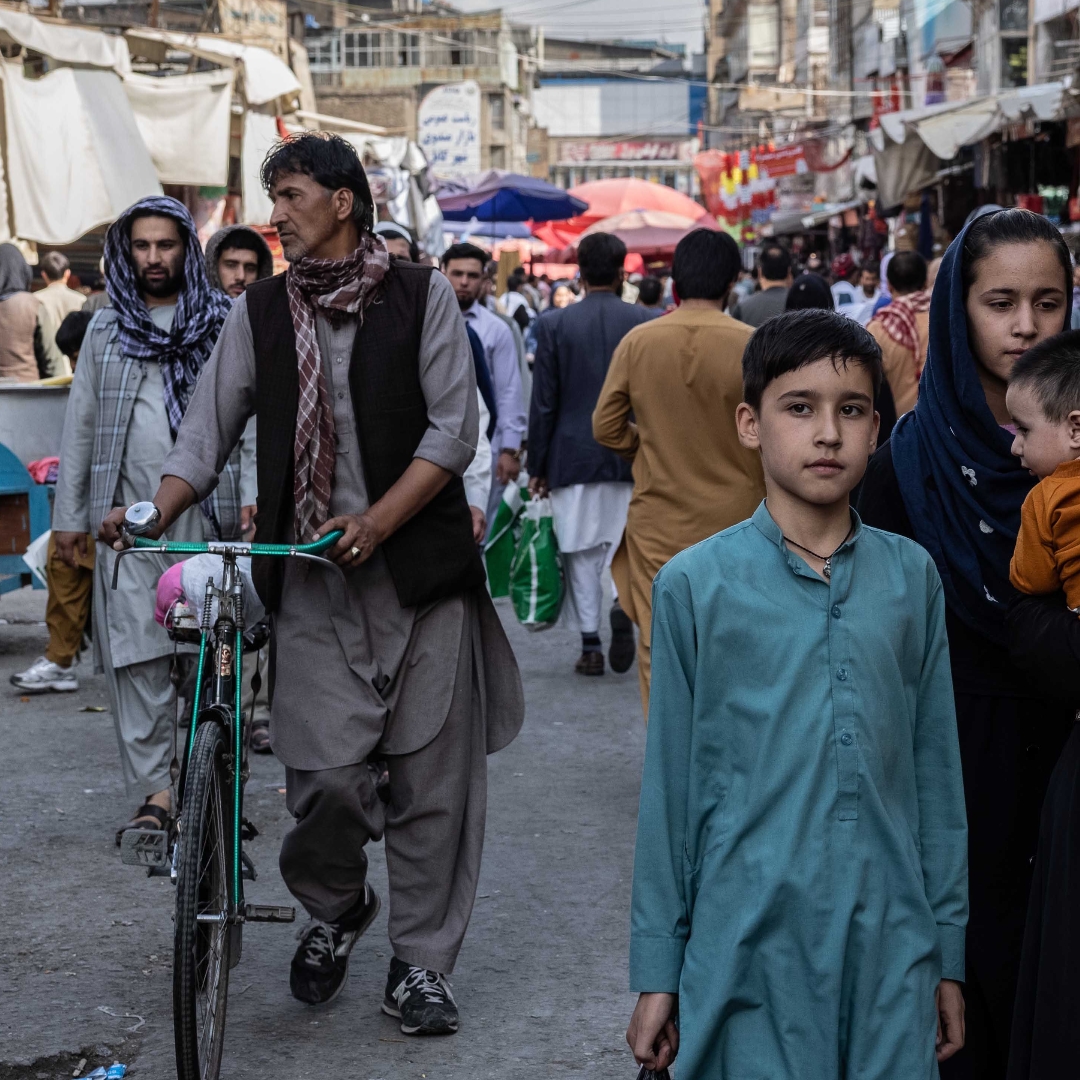Life under the Taliban appears to have returned to normal in Kabul market