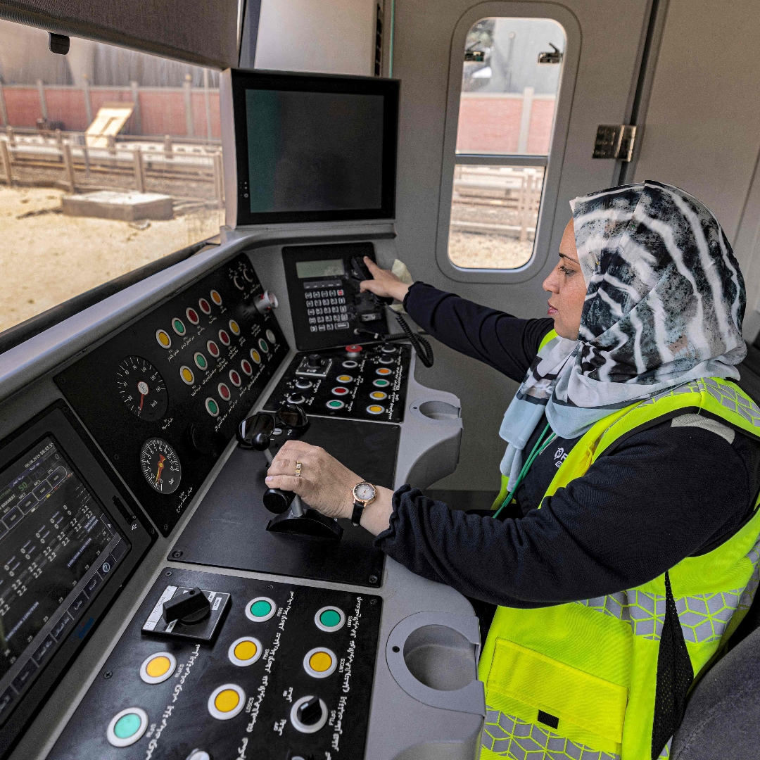 Egypt's first female metro drivers take controls