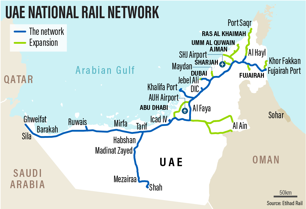Etihad Rail opens its largest freight station in Ras Al Khaimah