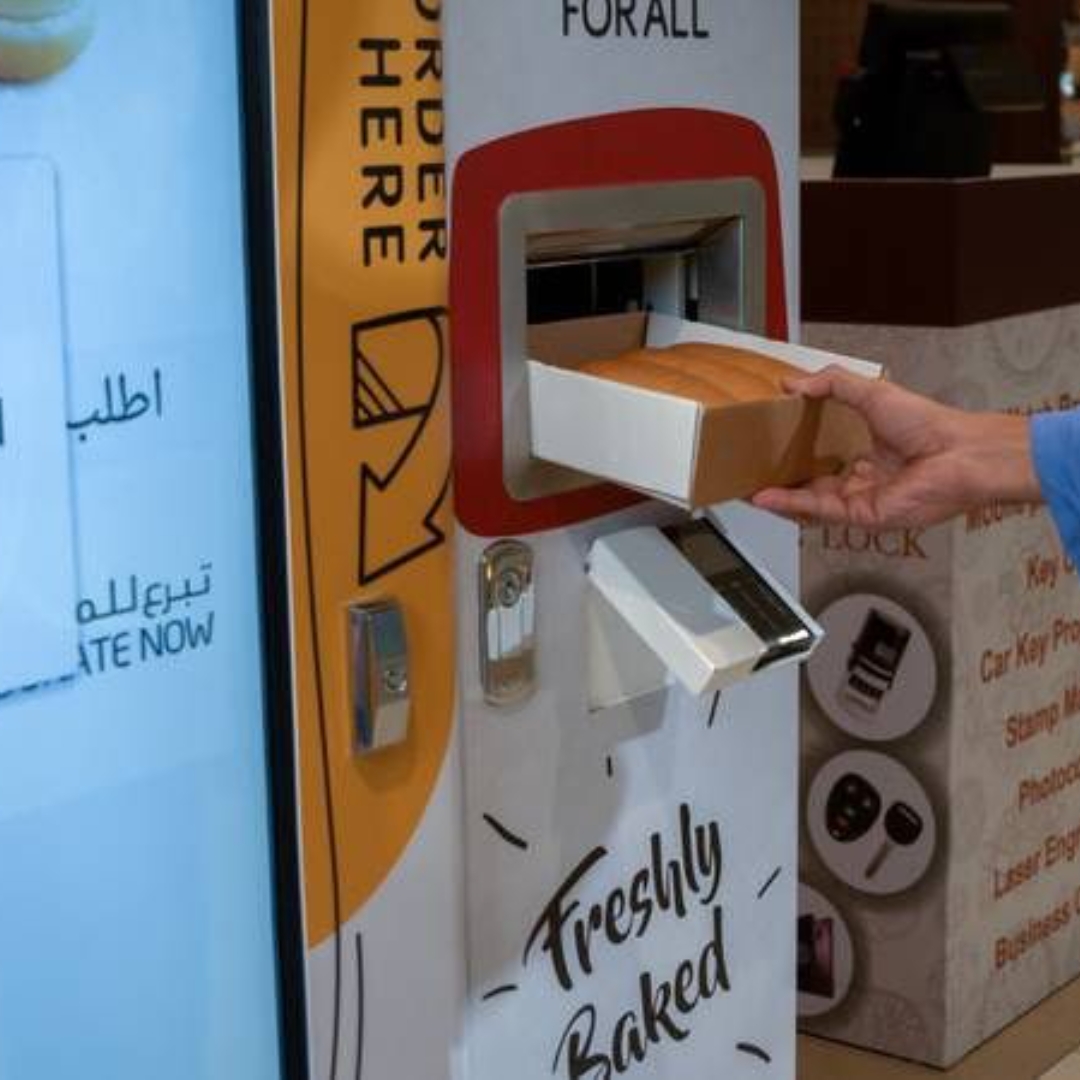 Dubai puts up free bread-distributing machines across parts of city