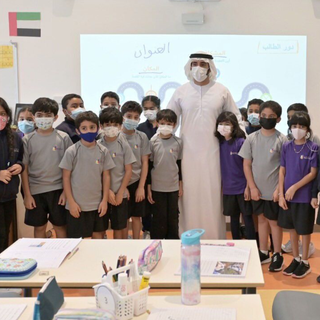 Sheikh Hamdan visits one of Dubai's new affordable schools