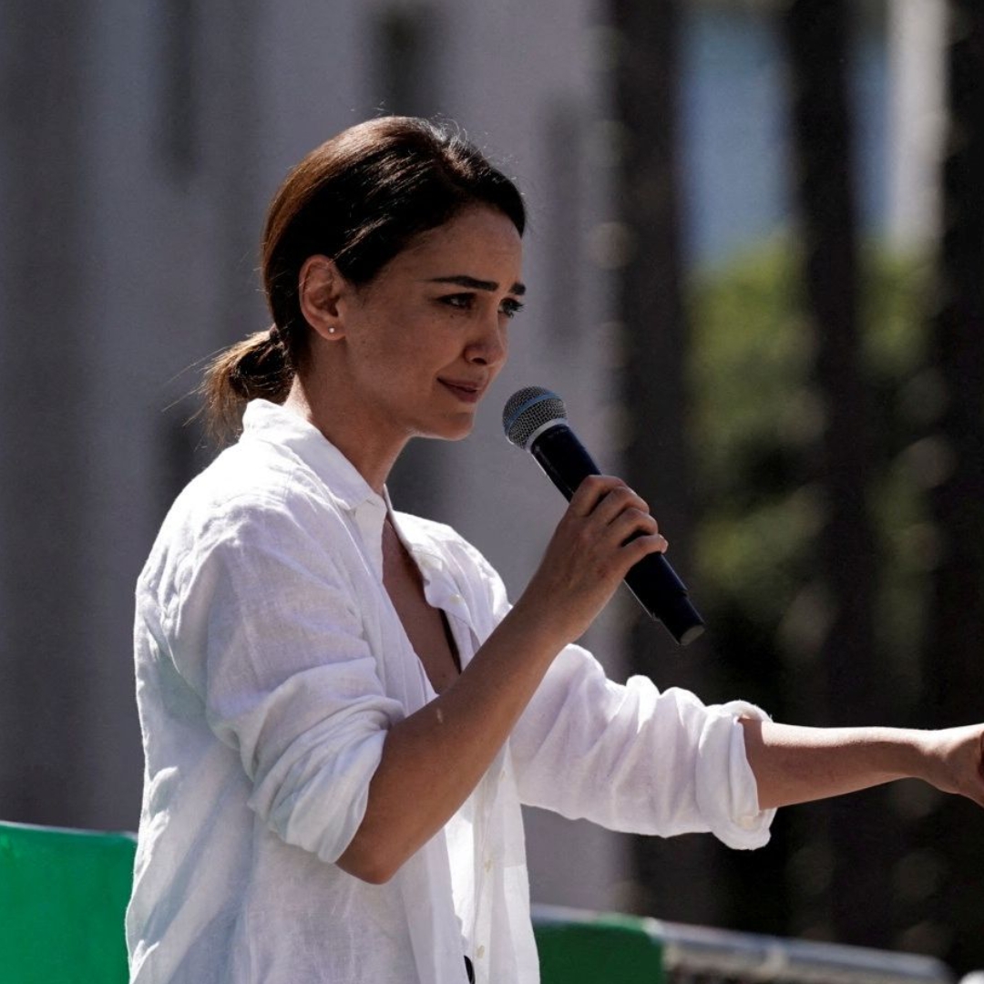 ‘Lord of The Rings’ star Nazanin Boniadi speaks out for Iranian women