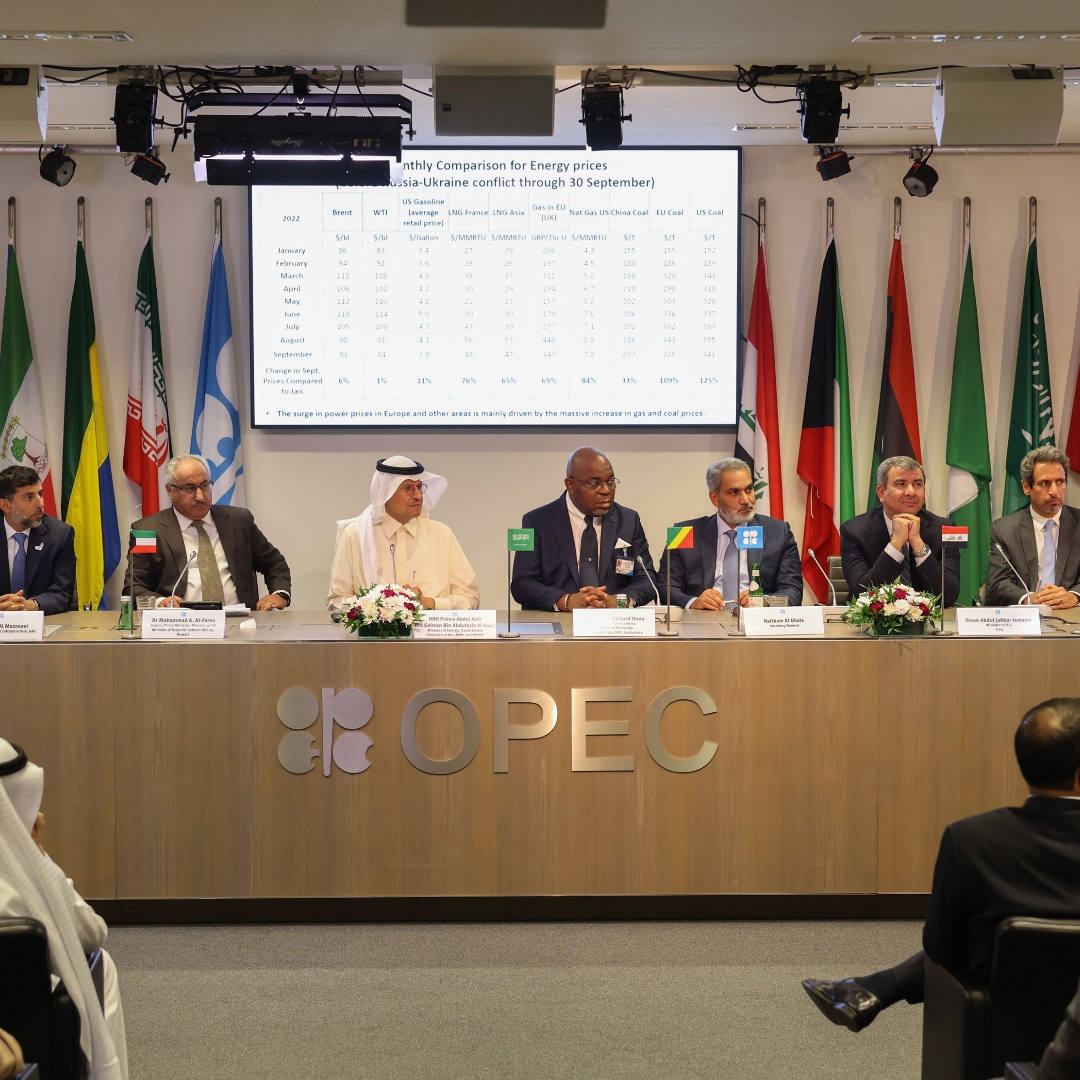 Opec+ cuts output by 2 million barrels a day