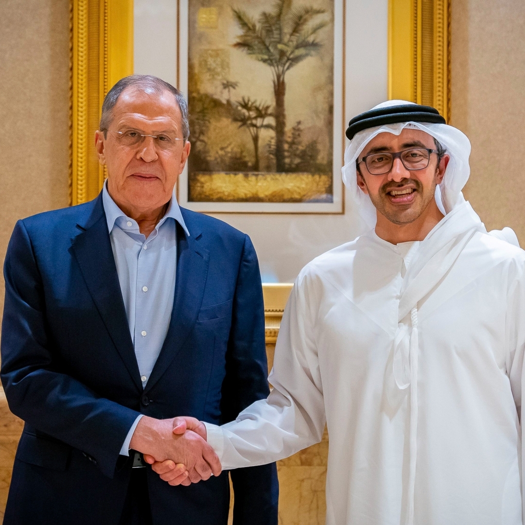Russian Foreign Minister Sergey Lavrov visits the UAE