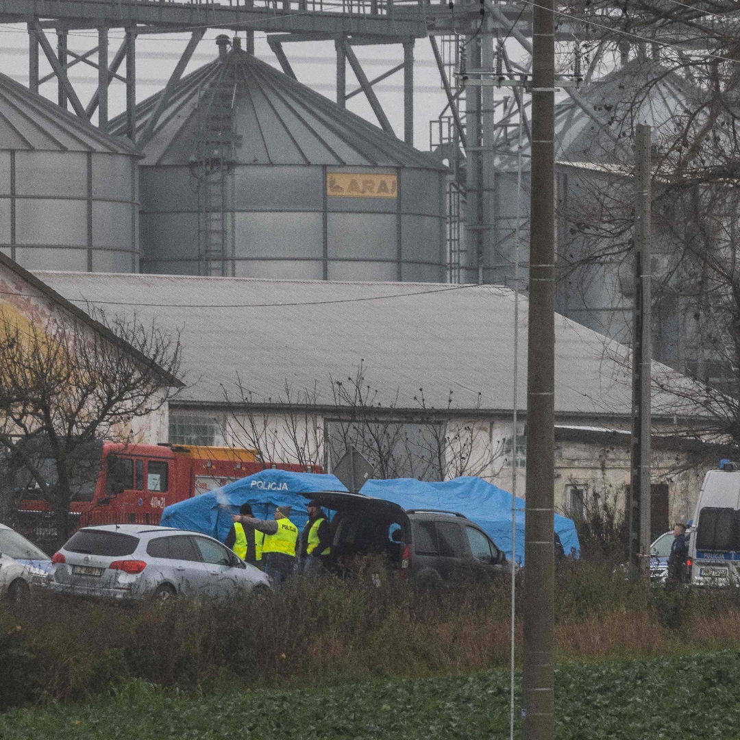 Poland on high alert after two killed in missile strike on village