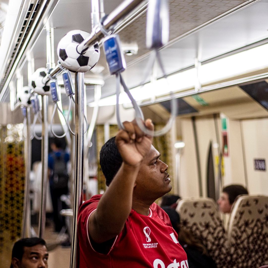 Inside Doha's Metro during World Cup 2022