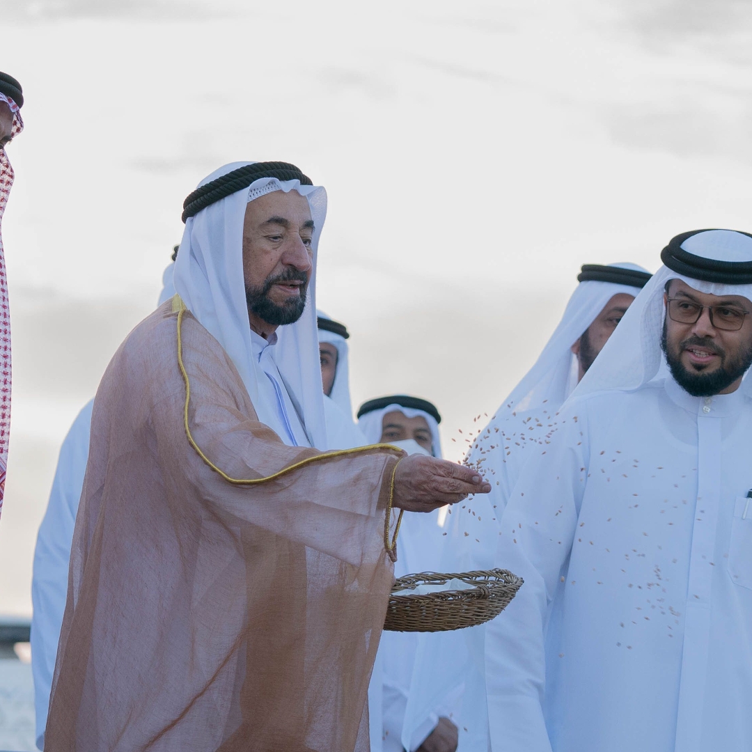 First phase of wheat farm project inaugurated by Sharjah Ruler