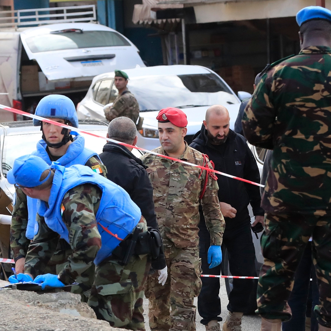 The National reports from site in Lebanon where Irish UN peacekeeper ...