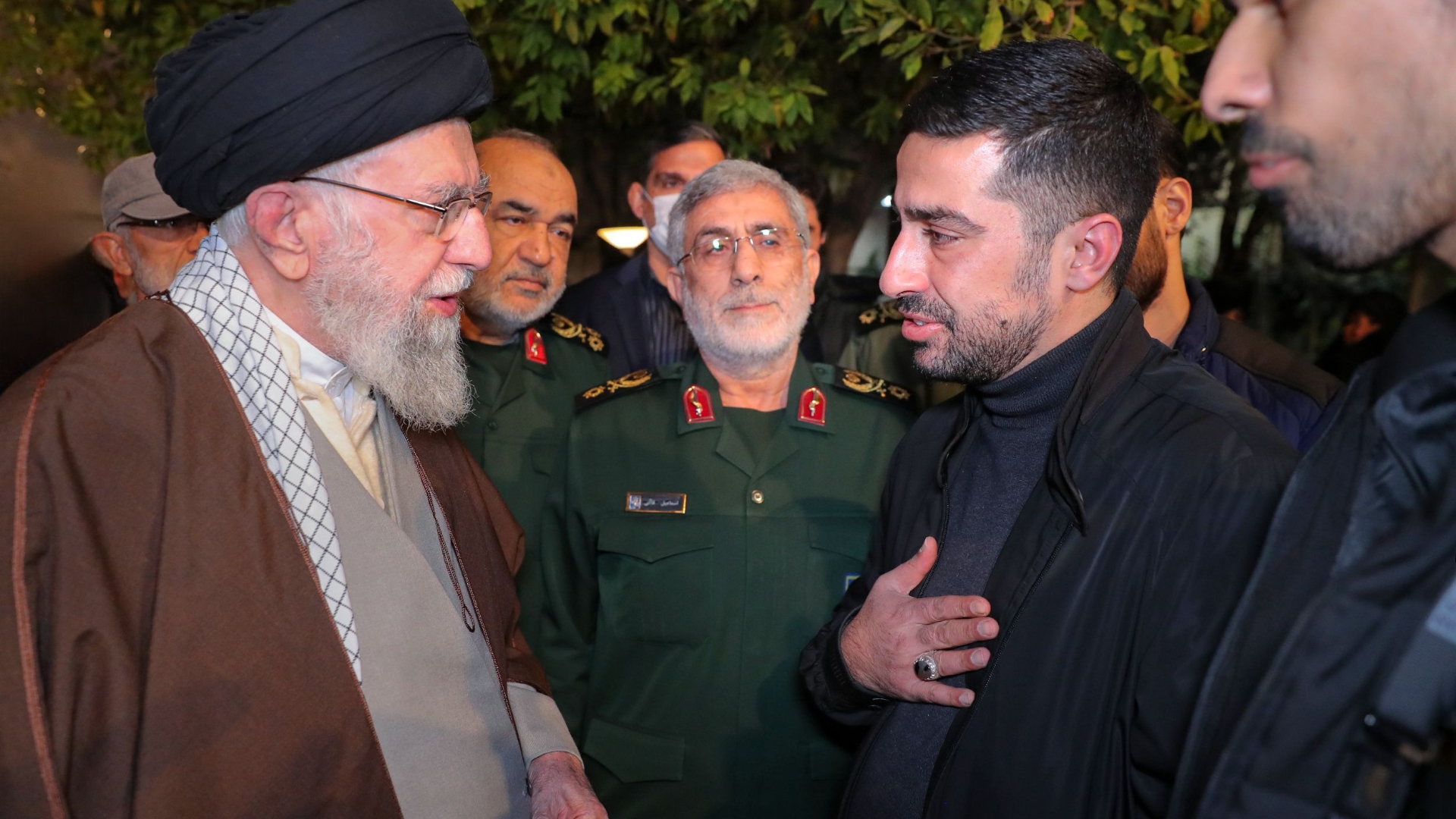 Iran's supreme leader leads funeral prayers for IRGC commander in Tehran